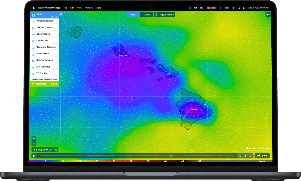 Compare · PredictWind