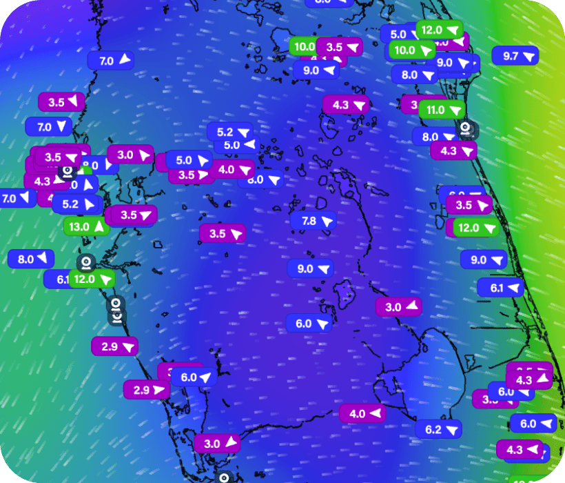 Observations · PredictWind