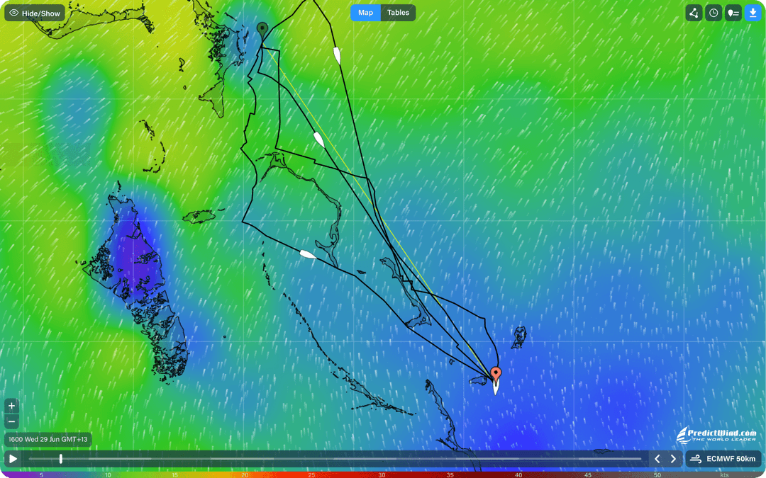 Departure Planning · PredictWind