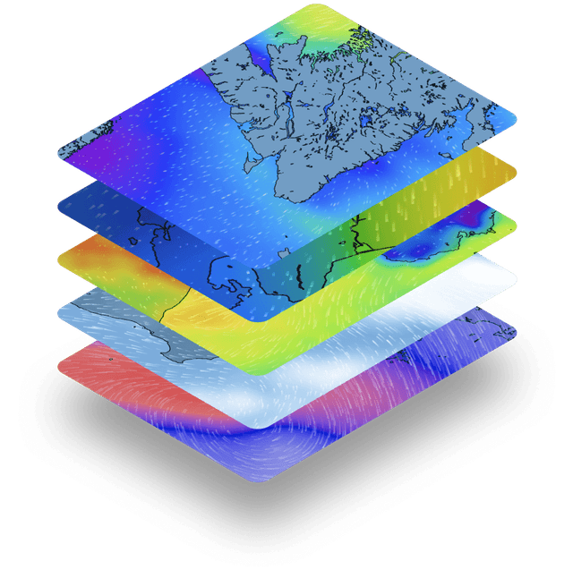 Cartes PredictWind · PredictWind