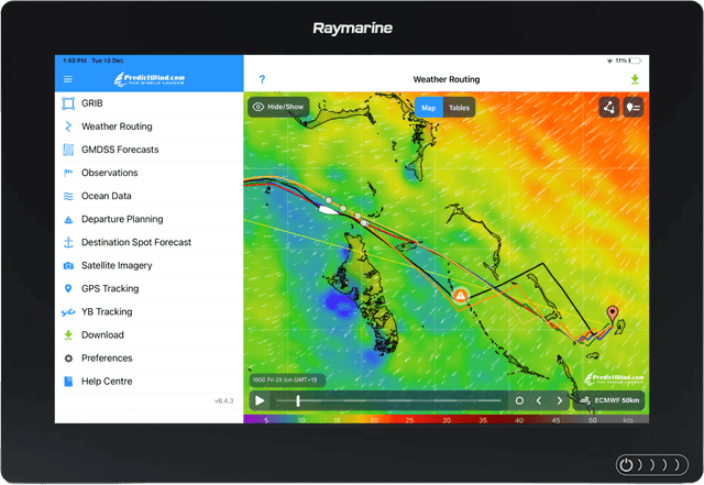 Raymarine · PredictWind